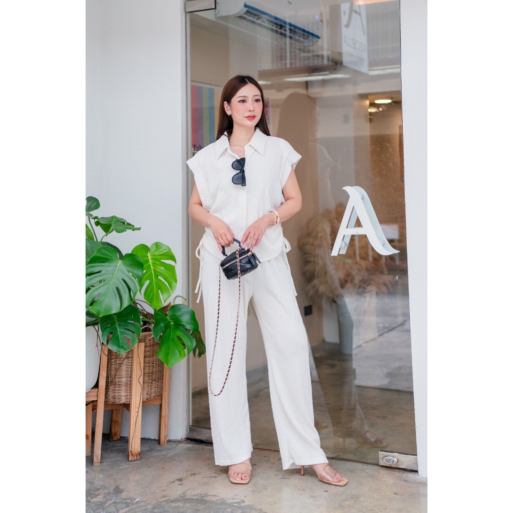 [พิมพ์โค้ด SISDEC ลด 60.- ] B400 ชุดเดียวสวยจบ ลุคเรียบหรูเบสิคที่ต้องมีครบสีค่าา ต้องรุ่นนี้เลย ...