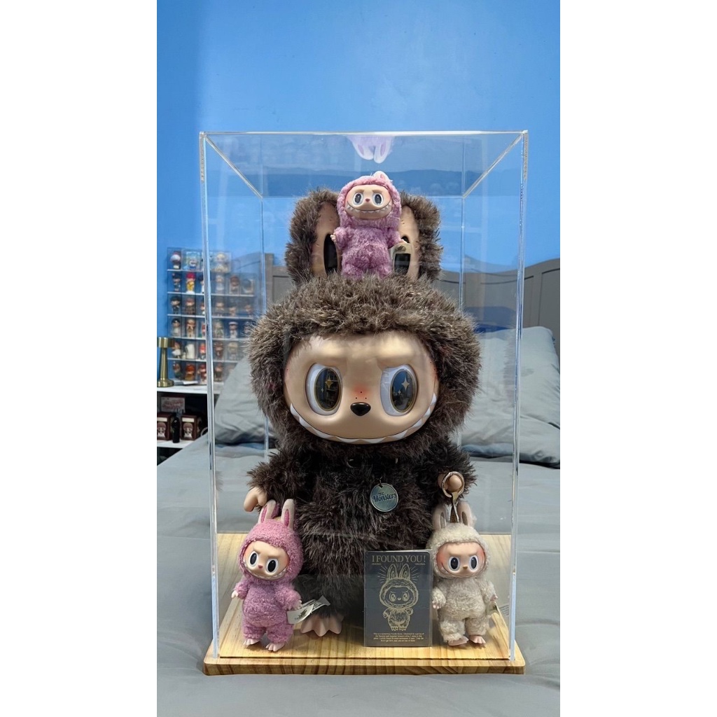 กล่องใส่ Zimomo อะคริลิค ขนาด 35*35 สูง 60 cm กล่องครอบโมเดล กล่องอะคร ...