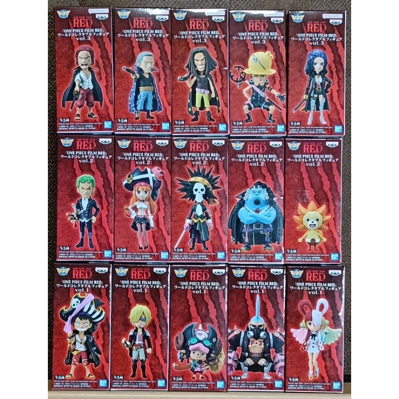 WCF ONE PIECE FILM RED VOL.1-3 LOT DT | Shopee Thailand