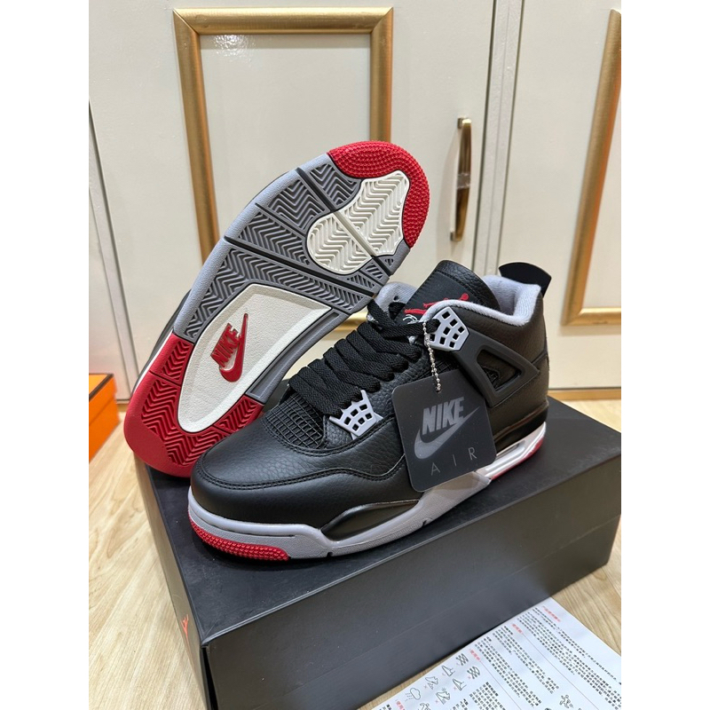 [ พร้อมส่ง ] Jordan 4 Retro Bred Reimagined Size 40 - 47 [ H12 ...