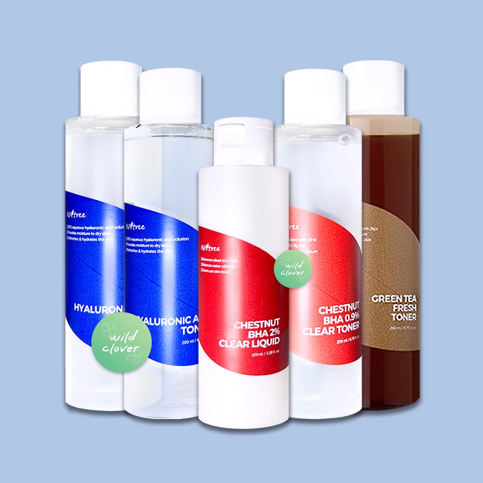 🍀 ISNTREE : แท้พร้อมส่ง exp.09/25 hyaluronic acid toner, chestnut bha 0 ...