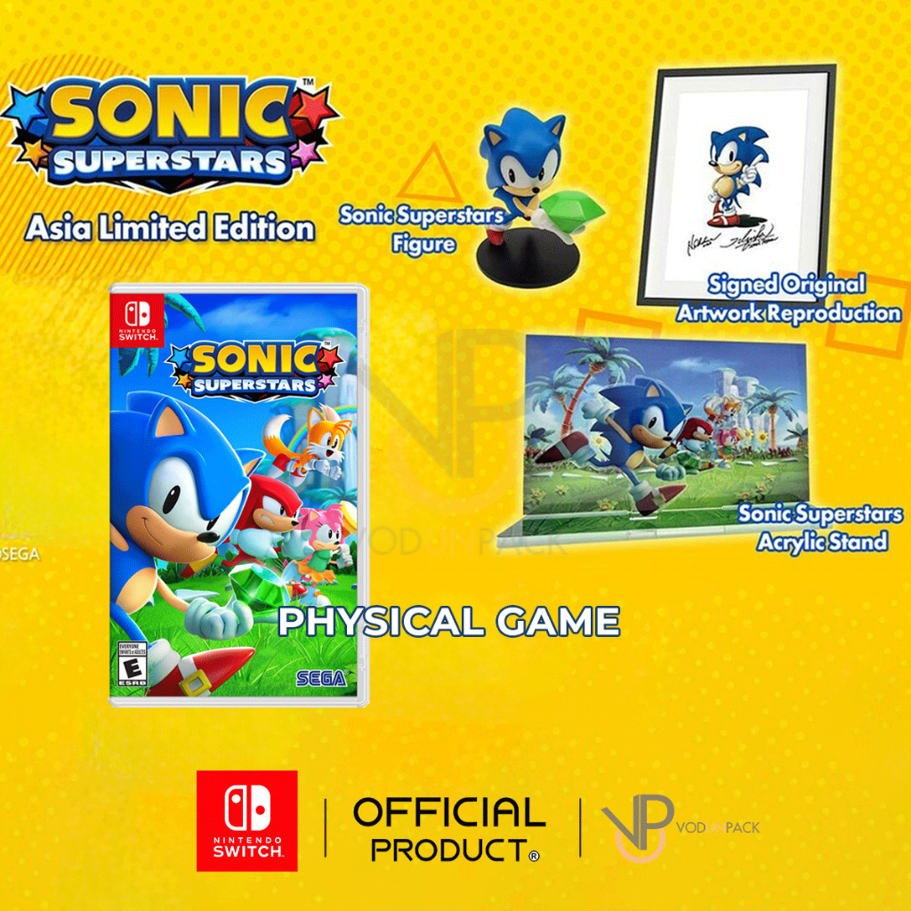 NSW : Sonic Superstars Collector Edition Zone 3 THAI / Standard Nintendo Switch | Shopee Thailand