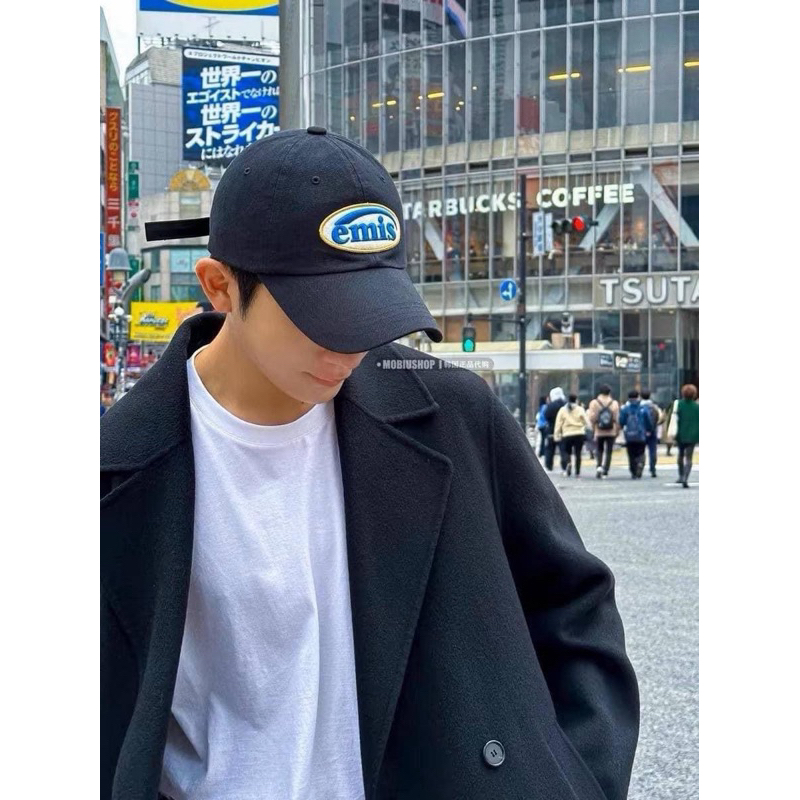 EMIS 🌷 BASEBALL CAP หมวกแก๊ป แบรนด์เกาหลี🇰🇷 แท้🌙🌙 | Shopee Thailand