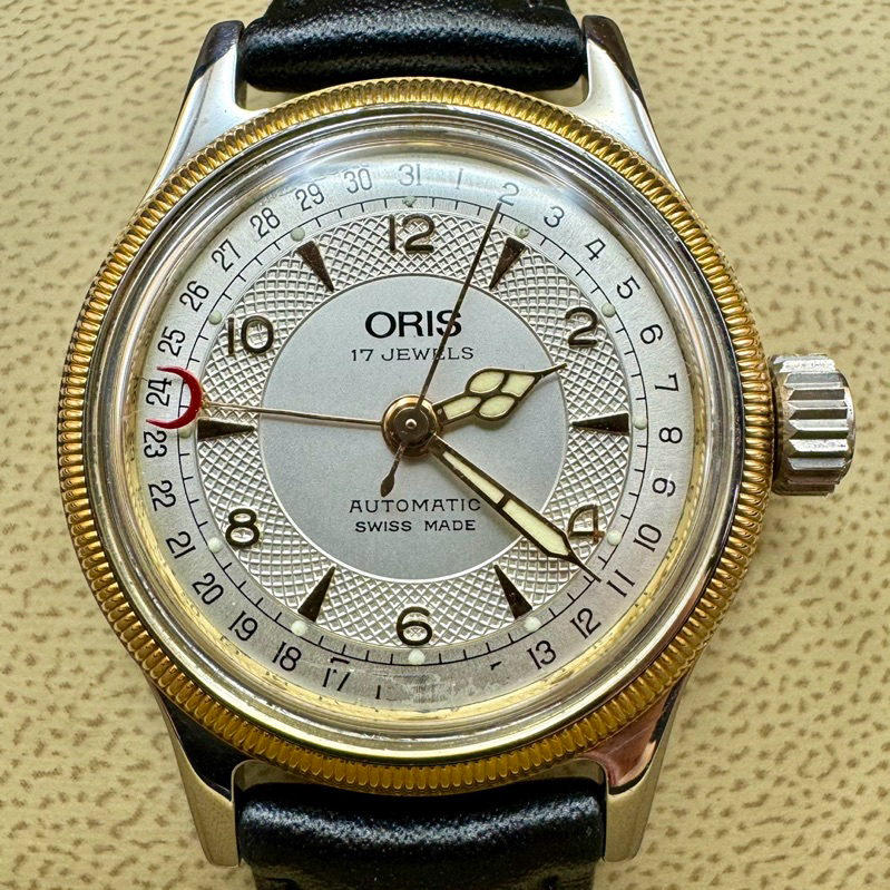 ORIS Big Crown Pointer Date 7400C Unisex Automatic Watch Pink Gold 32mm | Shopee Thailand