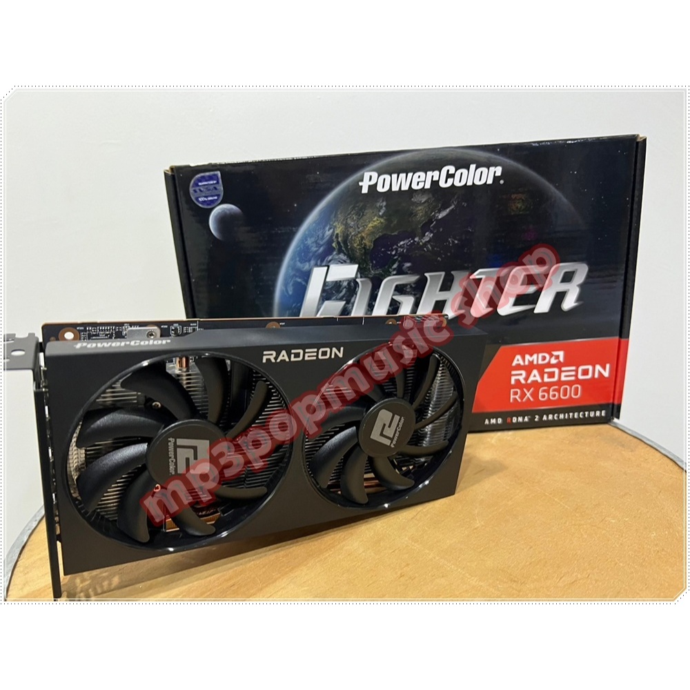 POWER COLOR RADEON RX 6600 FIGHTER - 8GB GDDR6X ++ มือสอง มีประกันไทย ...