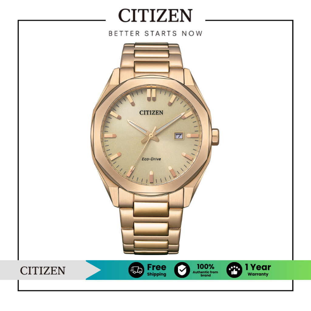 CITIZEN Eco-Drive BM7603-82P Men's Watch ( นาฬิกาผู้ชายพลังงานแสง ) | Shopee Thailand
