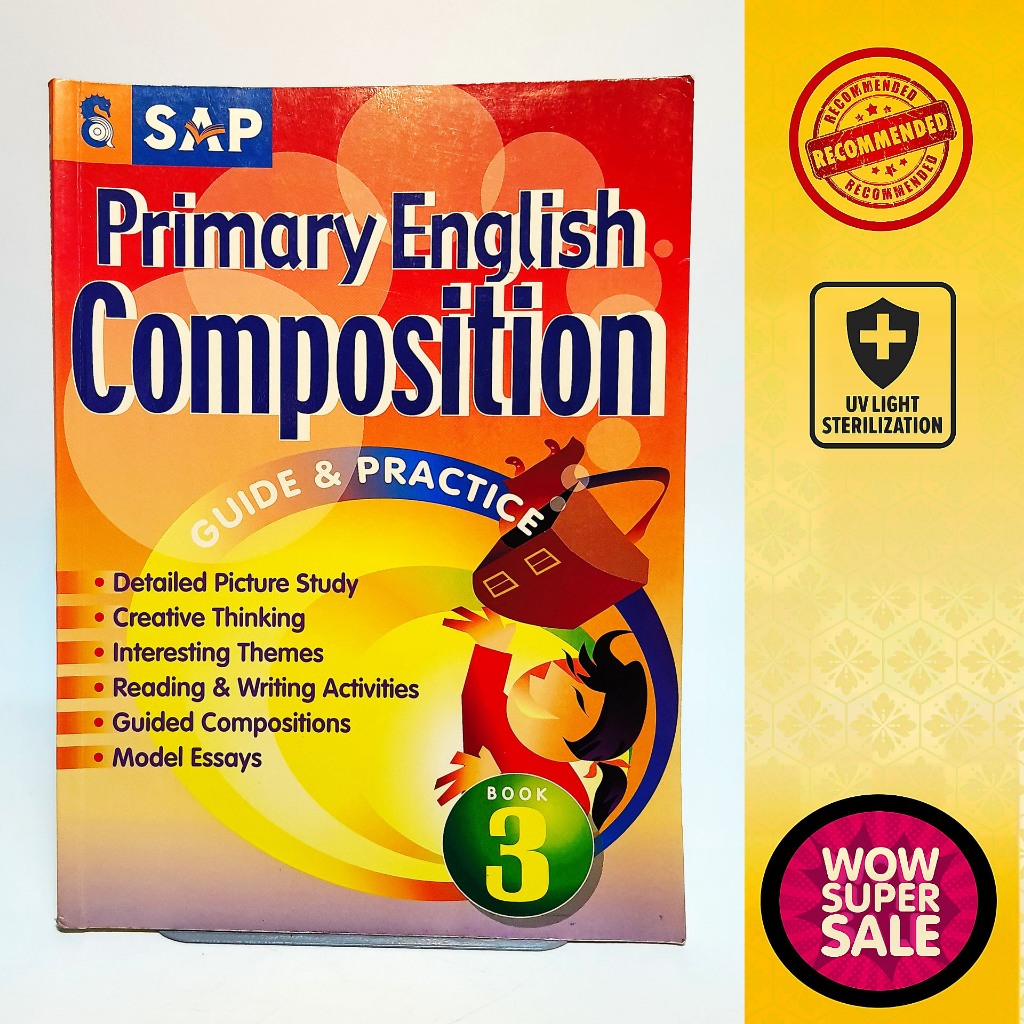 หนังสือแบบฝึกหัดการเขียนเรียงความภาษาอังกฤษระดับประถม Primary English ...