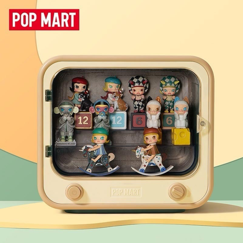 (พร้อมส่ง) ตู้ทีวี กล่อง POP MART MOLLY TV Set Luminous Display ...