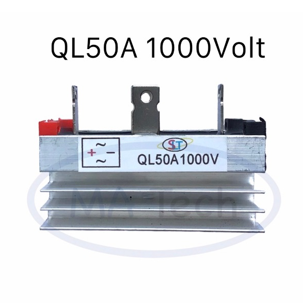 QL50A1000V ไดโอด บริดจ์ 3 เฟส 50A/1000V Diode High Power 50A/1000V 4ขา ...