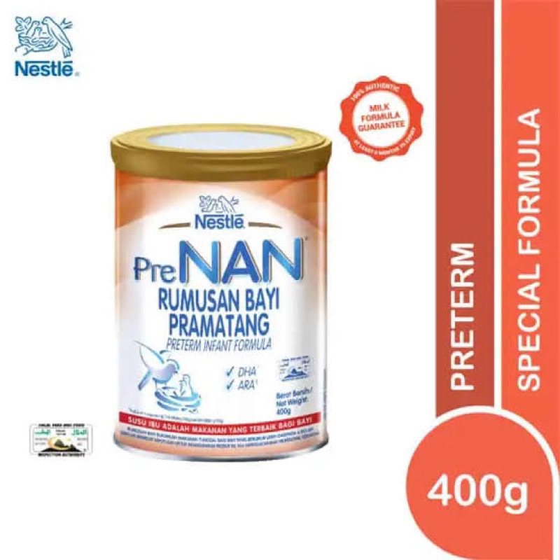 Nestle Pre Nan Infant’s Milk Formula 400g | For Premature Age 0-12 ...