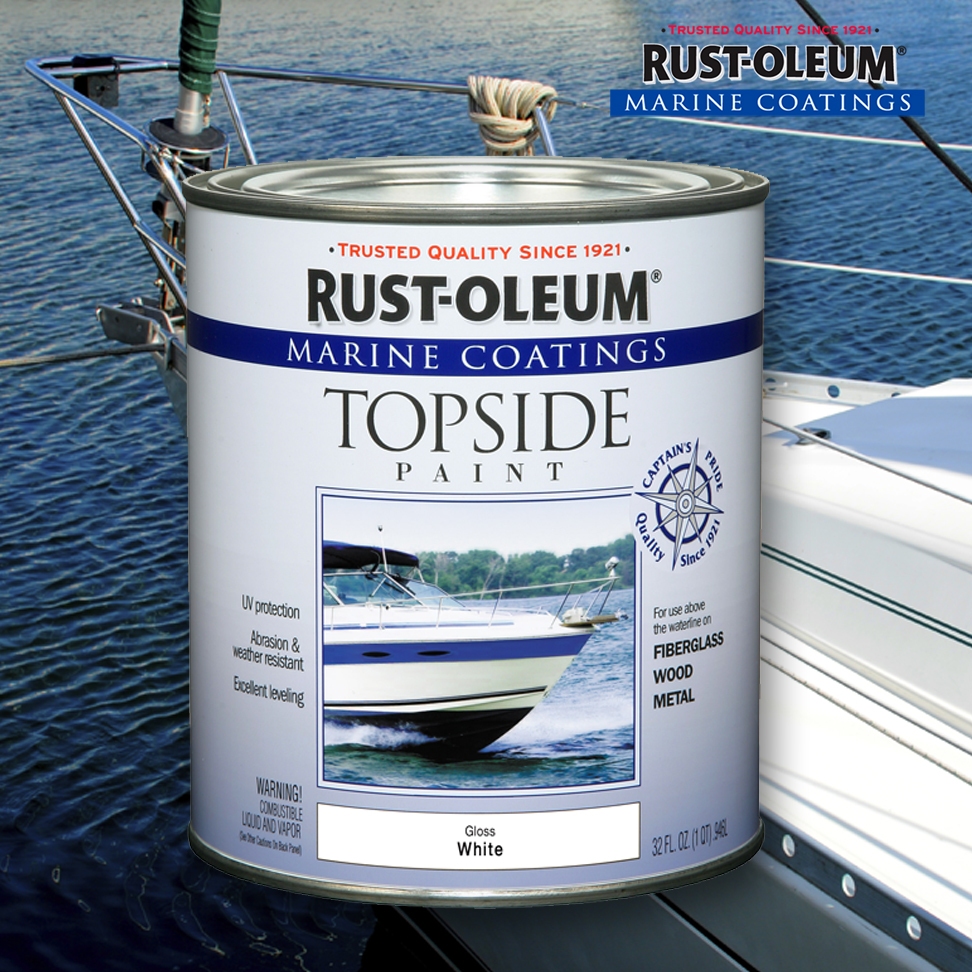 สีทาเรือชนิดเงา Rust oleum Marine Coatings Topside Paint มีเฉดให้เลือก ...