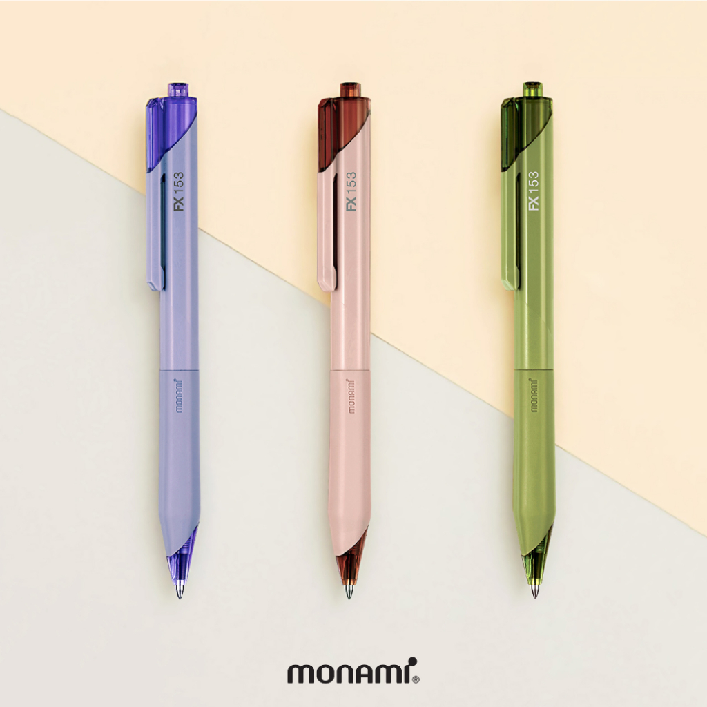Monami ปากกาลูกลื่น FX 153 หมึกดำ ขนาดเส้น 0.5 มม. | Shopee Thailand