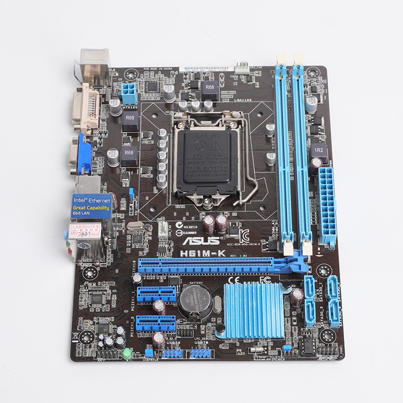 Asus H61m K Placa Base De Escritorio H61 Socket Lga 1155 ASRock > H61M