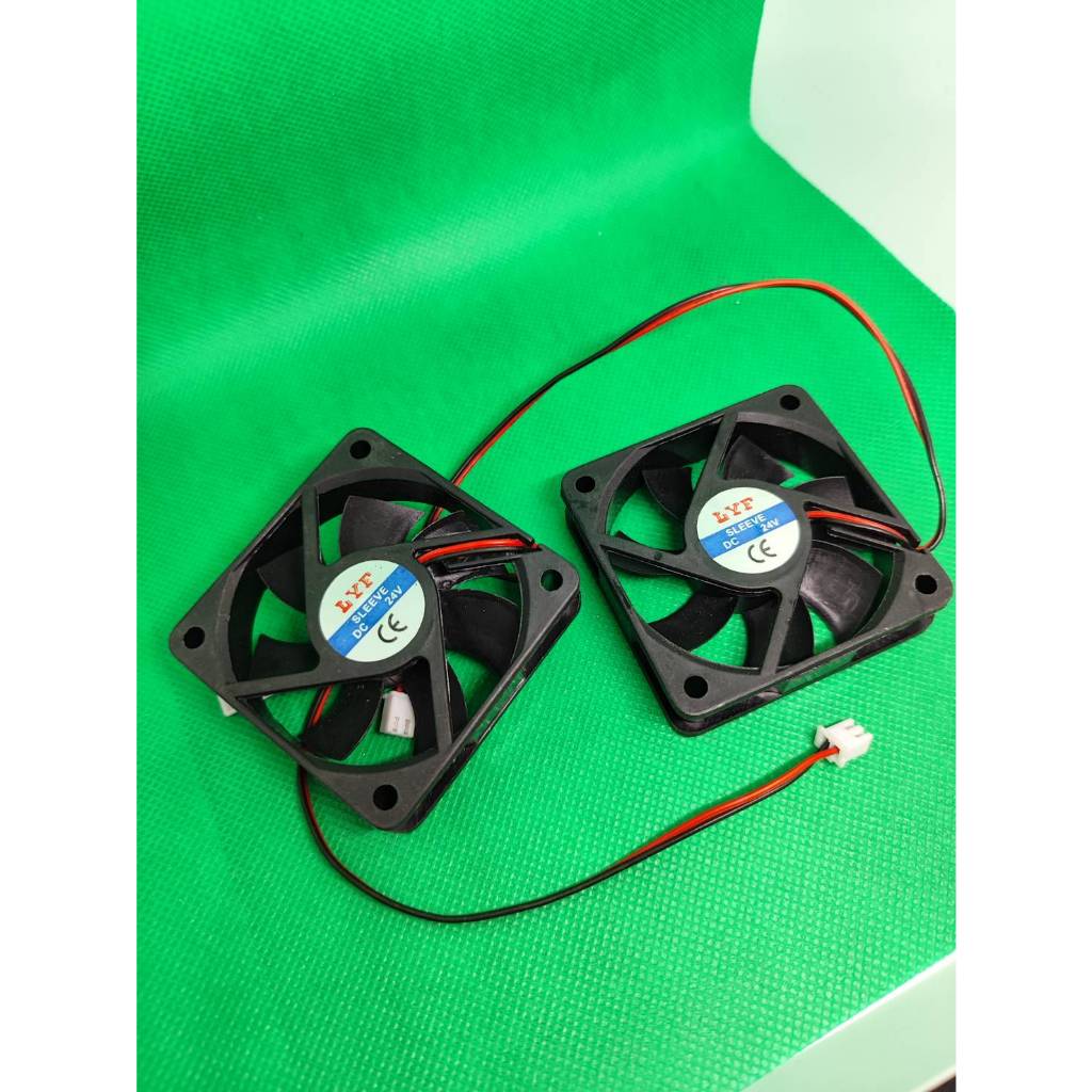 พัดลมระบายความร้อน 24V 2Pin 6 ซม. 60 มม. X 60 มม. X 15 มม. 6015 สําหรับ ...