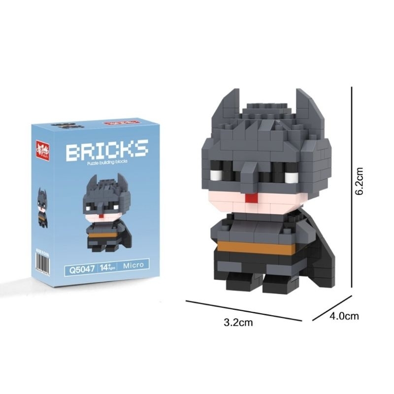 เลโก้ ตัวต่อการ์ตูนน่ารัก ตัวต่อ เลโก้ บล็อกตัวต่อเลโก้จิ๋ว DIY 3D เล ...