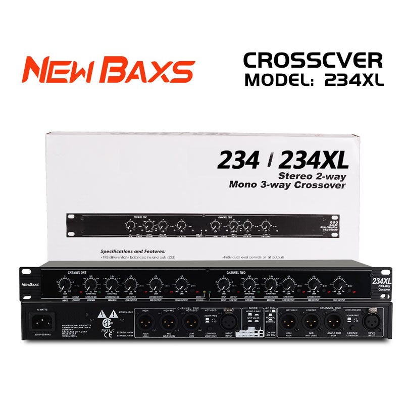 NEW BAXS 223XL/234XL crossover 2/3 อิเล็กทรอนิกส์ crossover เบสต่ำพิเศษ ...