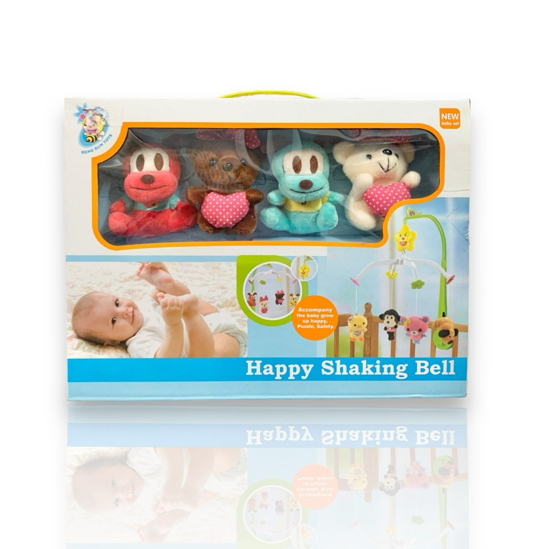 Happy Shaking Bell โมบายแขวนเปลเด็ก รูปสัตว์ สำหรับเด็กทารก | Shopee ...