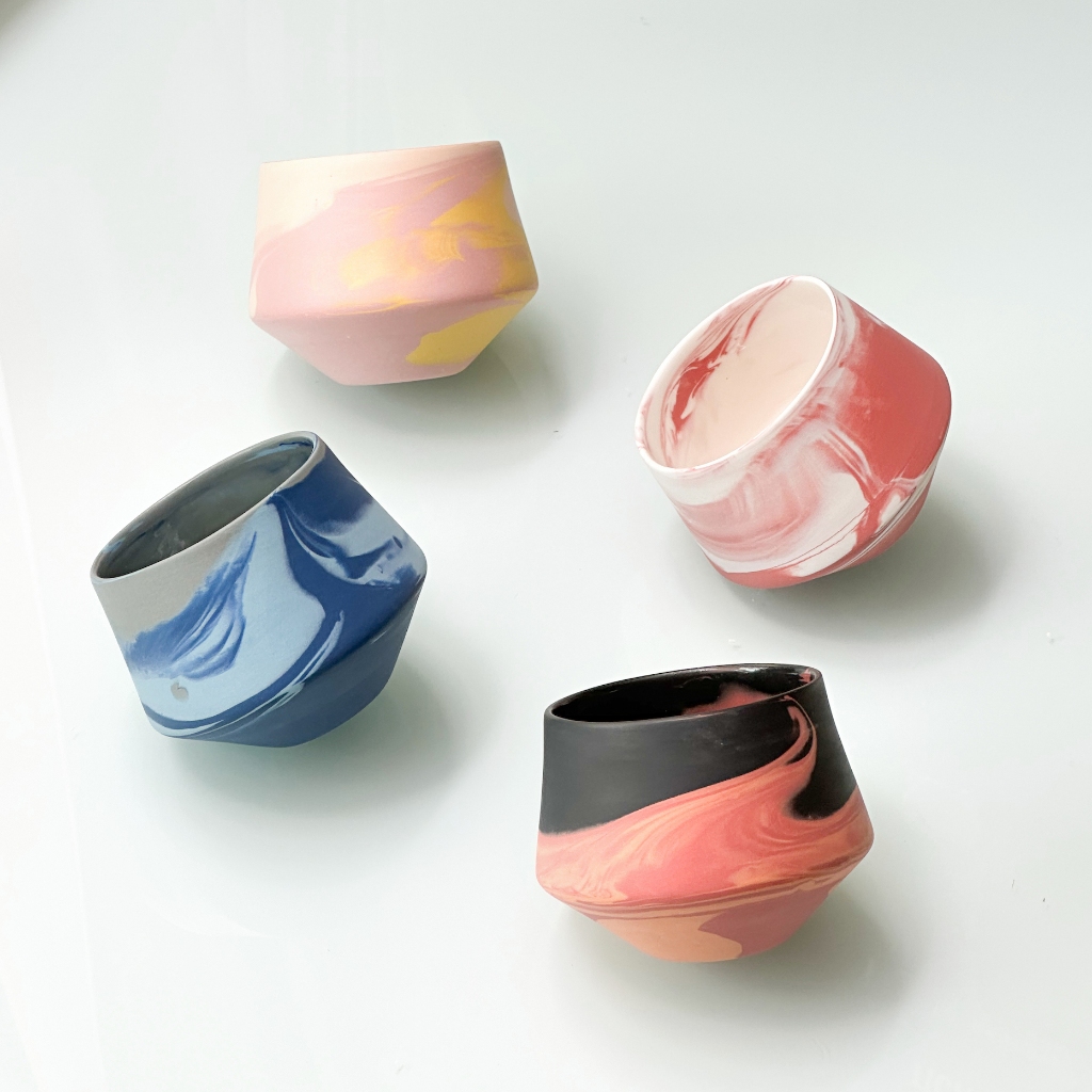 MK Studio Ceramic Cup Mix Wave Cup S (Sensory Cup) | Shopee Thailand