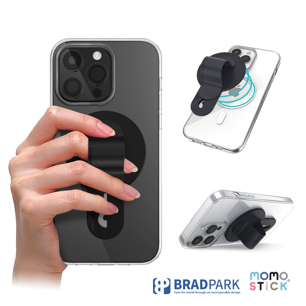 BRADPARK (momostick®) Mac Finger Grip แท่นวางและมือจับ สำหรับโทรศัพท์ ...
