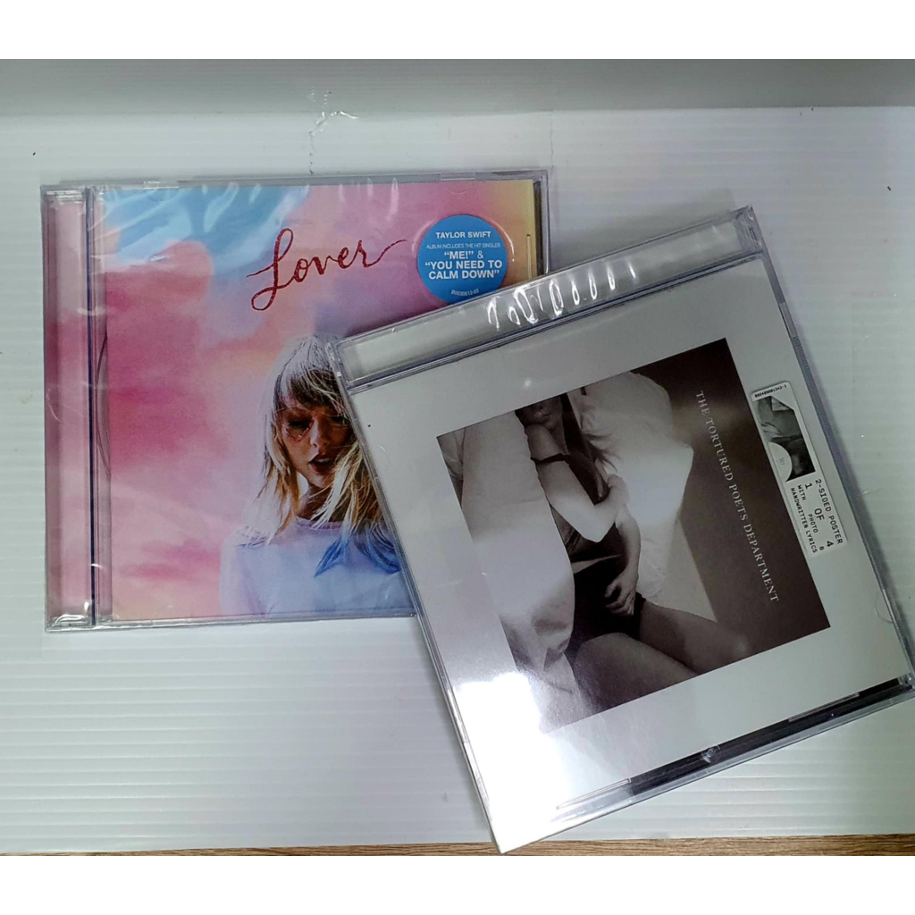 CD Taylor Swift 2album TTPD+LOVER ราคาพิเศษ มือ1 แผ่นแท้ | Shopee Thailand