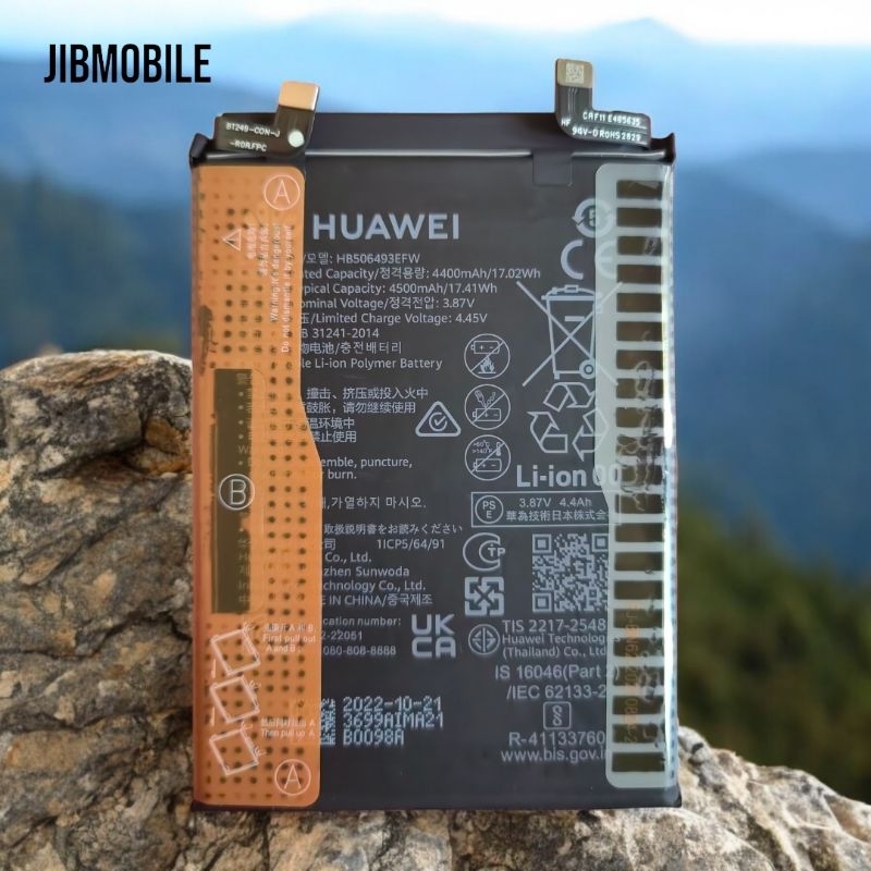 Battery Huawei nova 10 Pro HB506493EFW Original | Shopee Thailand