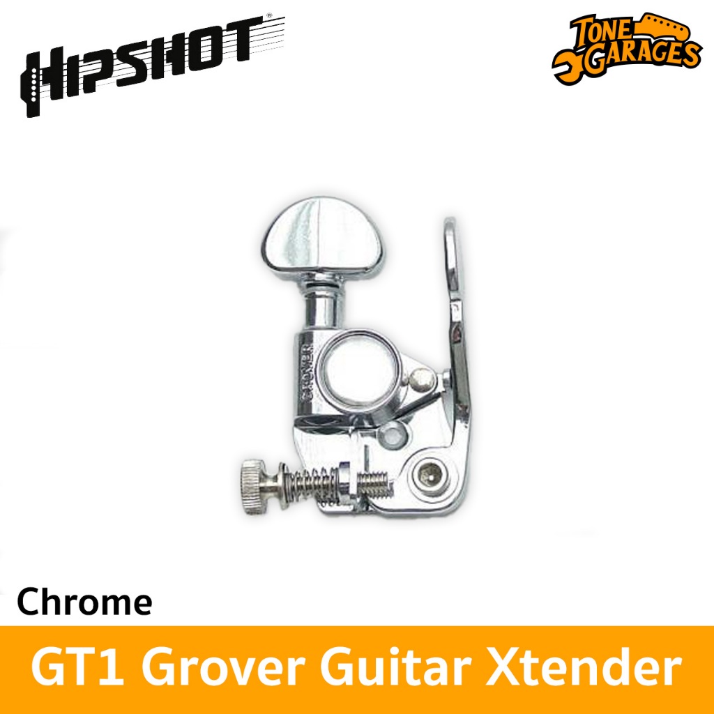 Hipshot GT1 Grover Guitar Xtender Chrome ลูกบิดกีต้าร์ ลูกบิดดรอปสาย ...