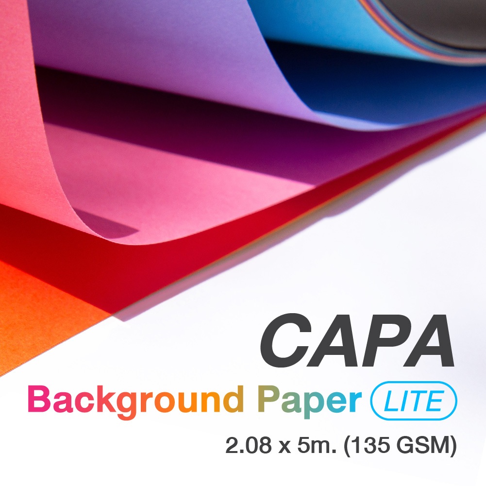 CAPA BACKGROUND LITE ขนาด 2x5ม ฉากกระดาษลิมโบ้ Limbo ฉากลิมโบ้(135แกรม ...