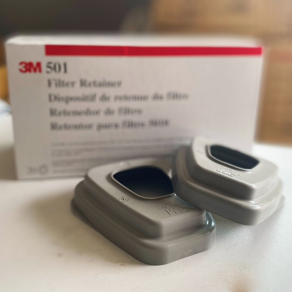 3M-501 ฝาครอบแผ่นกรองฝุ่นละออง 1คู่ (2ชิ้น) | Shopee Thailand
