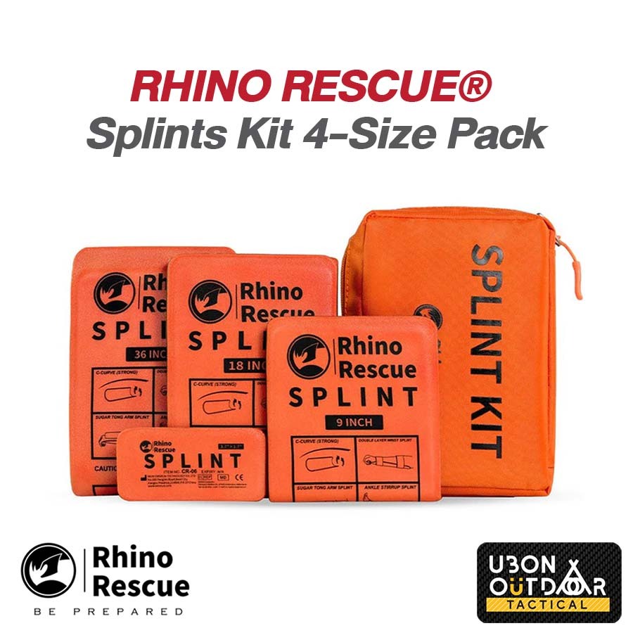 ชุดอุปกรณ์เฝือกดาม RHINO RESCUE® Splints Kit 4-Size Pack | Shopee Thailand