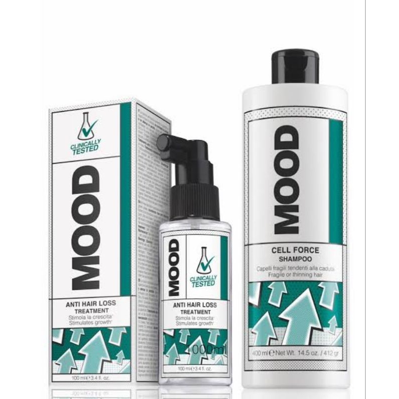 Mood Cell Force Shampoo 400ml /Anti Hair Loss Treatment 100ml แชมพู ...
