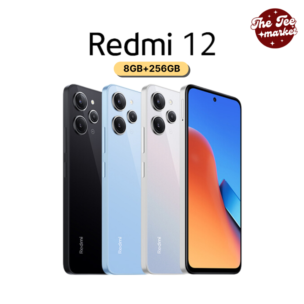 Xiaomi Redmi 12 (8+256GB) สมาร์ทโฟน หน้าจอ 6.7 กล้องชัด แบตอึด เครื่อง ...