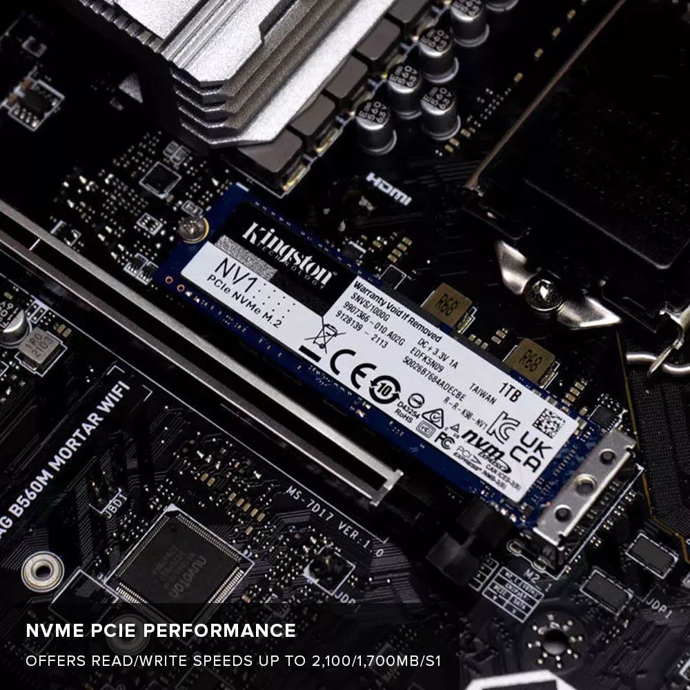 Kingston NV1 M.2 Nvme SSD 250GB 500GB 1TB PcIe 2280 Solid State Hard ...