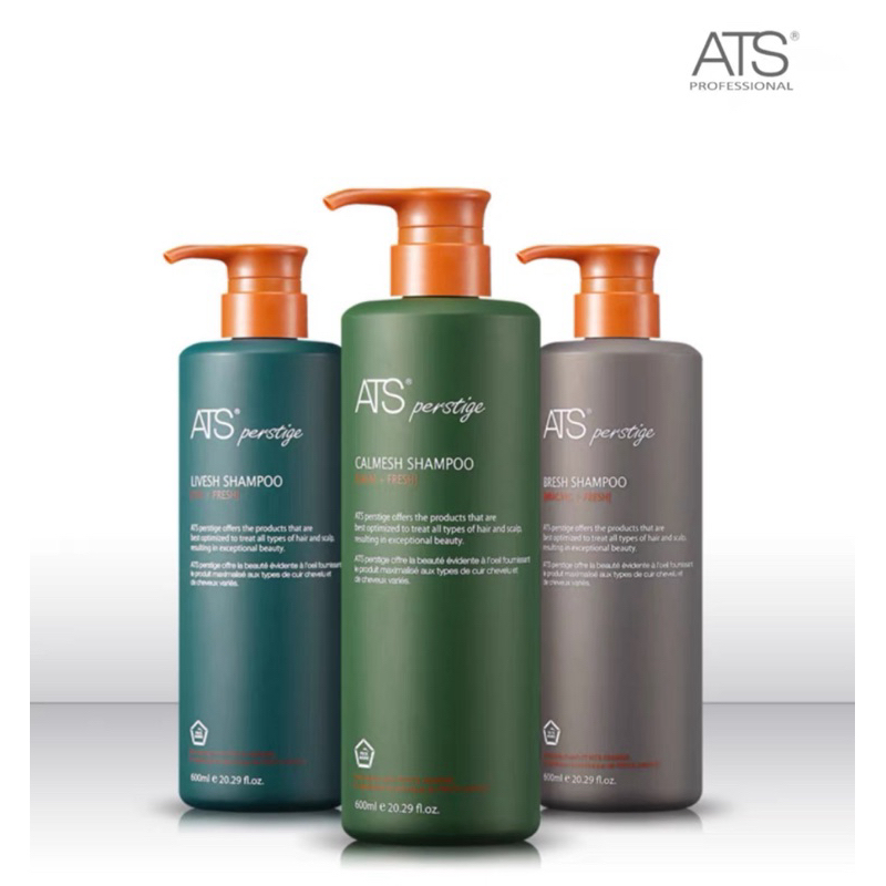 3สูตร ATS Perstige Livesh Shampoo /Bresh Shampoo /Calmesh Shampoo แชมพู ...