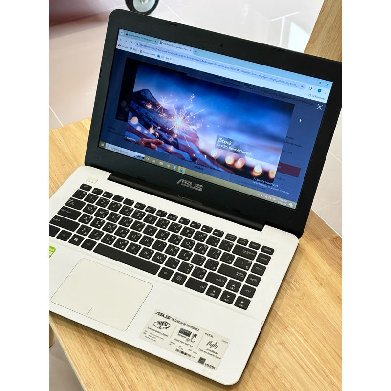 ASUS K455L CORE i3 4GB สีขาว (โน๊ตบุ๊ค มือสอง สภาพดี) | Shopee Thailand