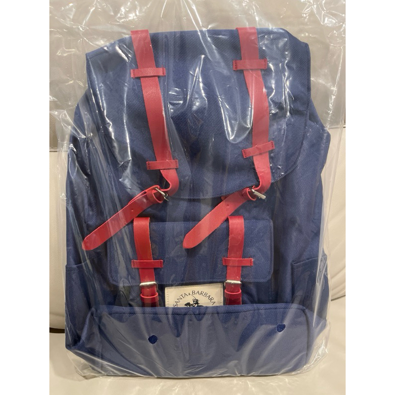 santa barbara casual backpack กระเป๋าเป้แบคแพค สีกรมแดง ของพรีเมียมuob ...
