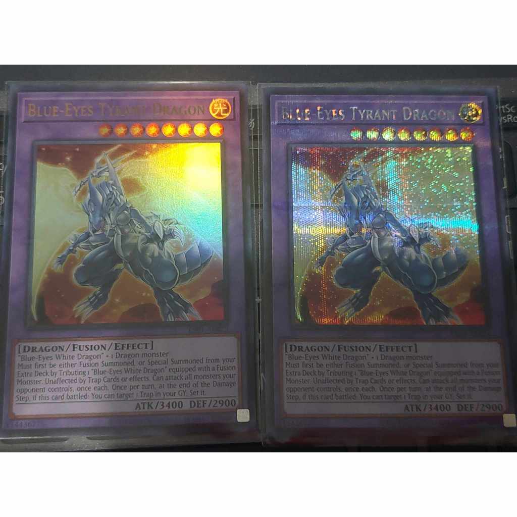 Yu-Gi-Oh Asia English: Blue-Eyes Tyrant Dragon ES01-AE023 การ์ดยูกิภาษา ...