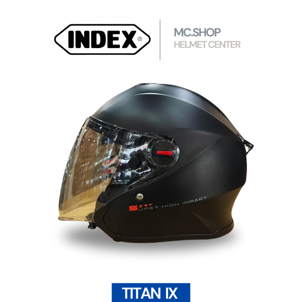INDEX TITAN IX หมวก Openface ตัวใหม่ล่าสุดจากทาง Index (FREE SIZE M-XL ...