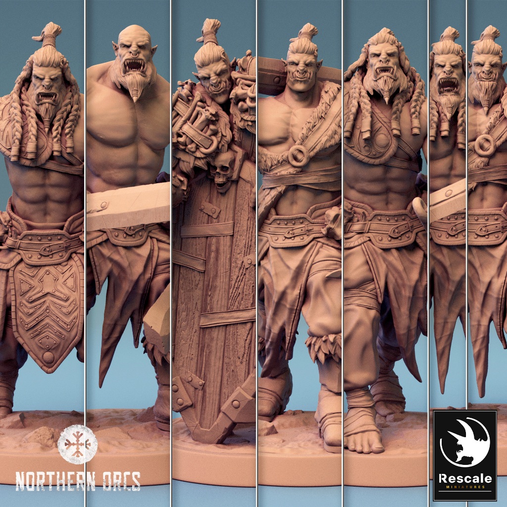[ซื้อ 5 ฟรี 1] Northern Orcs โมเดลนักรบทหาร ออร์ค | Shopee Thailand