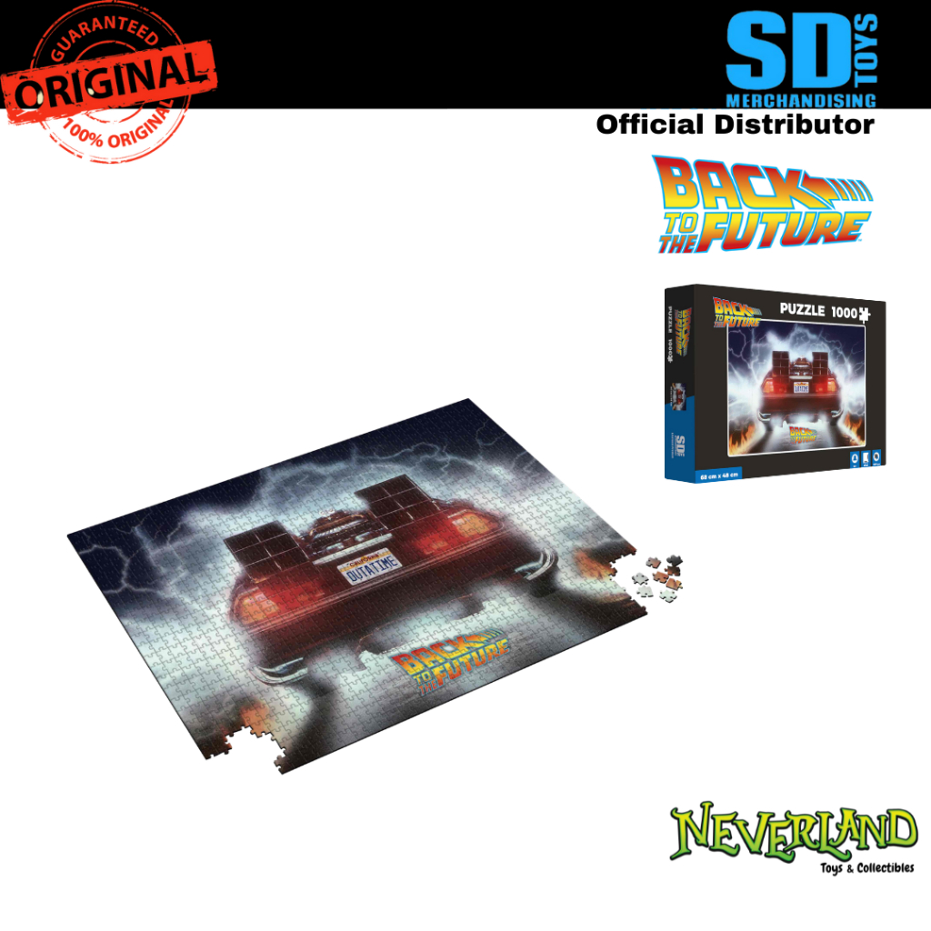 SD Toys Back to the Future Delorean Outta Time Puzzle 1000 Pieces ...
