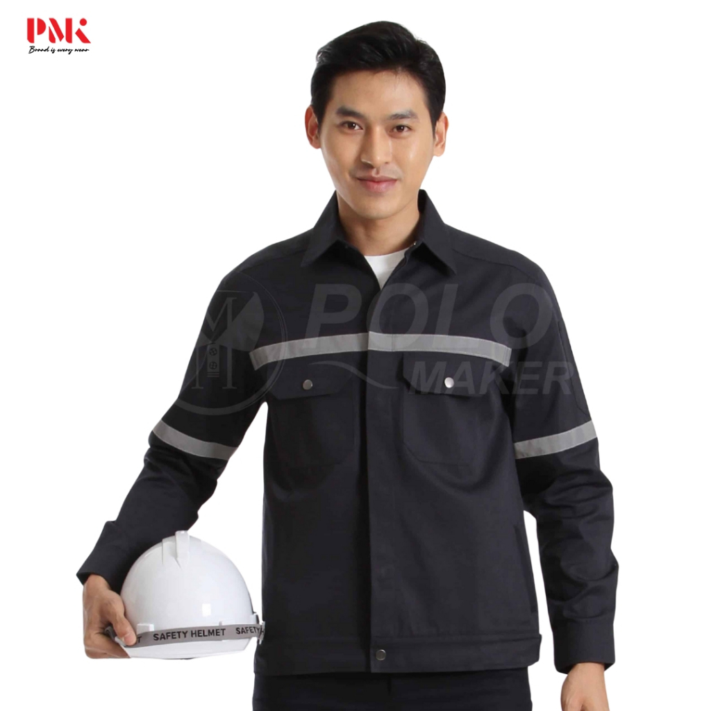 PMK - 23CSS - เสื้อช็อปแขนยาว ผ้าหนาปานกลาง ทอแน่น ไม่ติดฝุ่น ทนทาน ผ้า ...