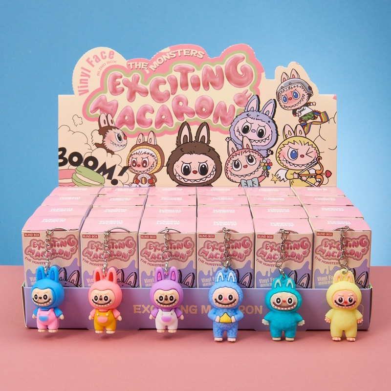[ยกกล่อง 24 จุ่ม] แถมกิ๊ฟฟรี! กล่องจุ่มพวงกุญแจลาบูบู้ คาปิบาร่า ซานริ ...
