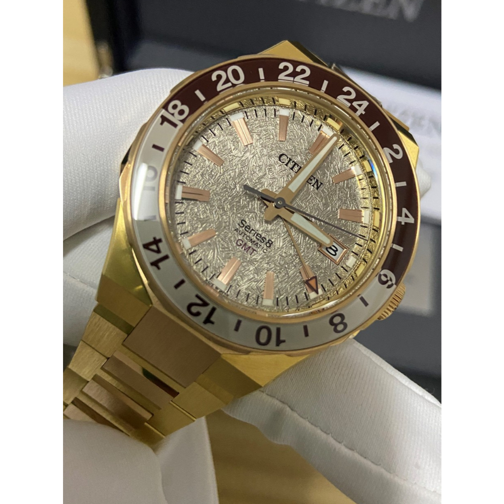 Citizen Series 8 GMT 880 Mechanical Limited Edition รุ่น NB6032-53P | Shopee Thailand