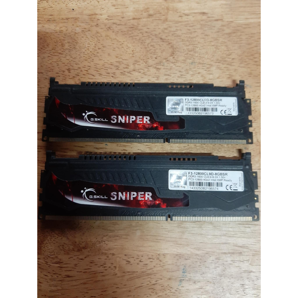 Ram DDR3 (4GBx2) DDR3/1280 G.SKILL Sniper | Shopee Thailand