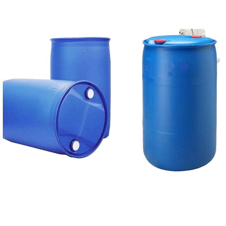 6903/200L ถังพลาสติก (สีน้ำเงิน) มือสอง ฝาเล็กด้านบน 2 ฝา สภาพสวย ไม่มีสนิม น้ำหนัก 18-19 KG ...