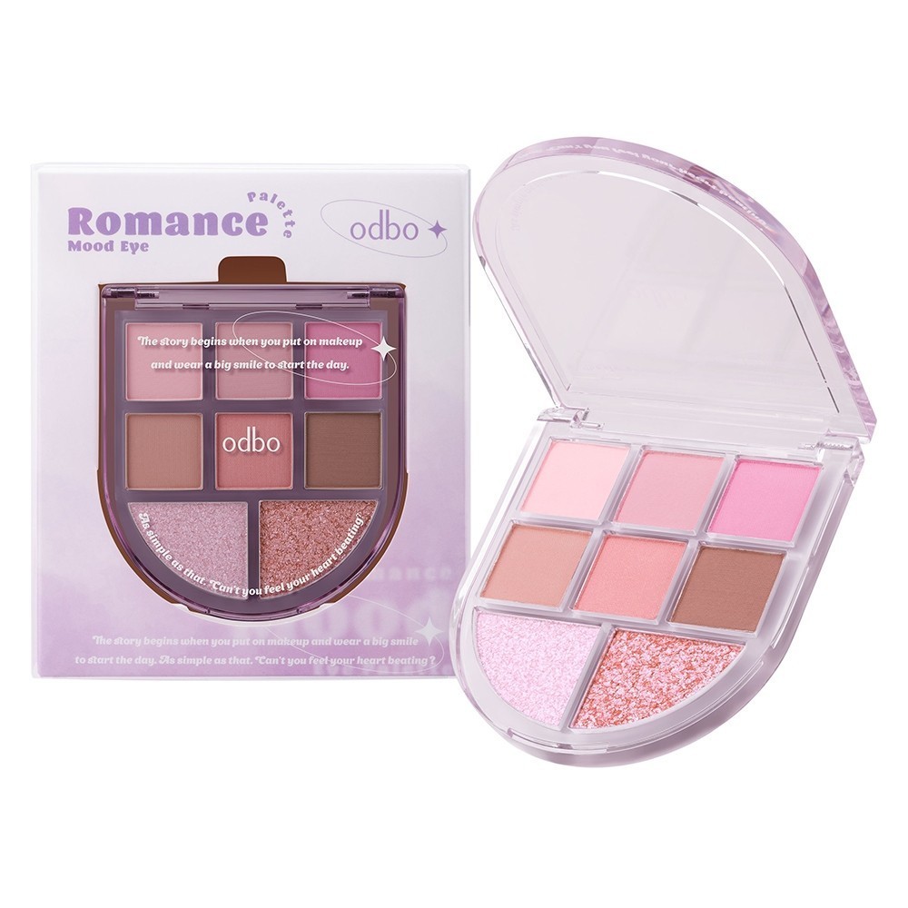 (แท้+สั่งในVideoลดสูงสุด100) ODBO ROMANCE MOOD EYE PALETTE โอดีบีโอ โรแมนซ์ มู้ด อาย พาเลท 6 g ...
