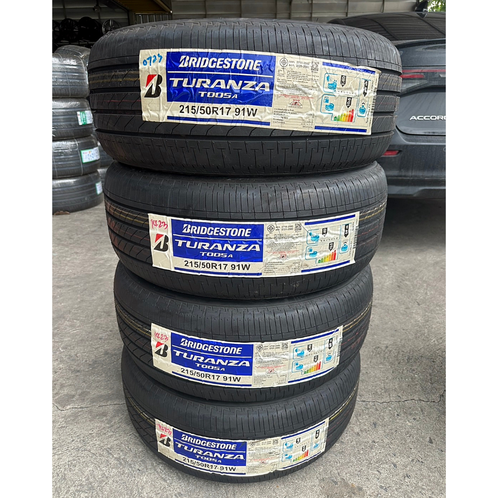 🔴 ยาง "#บริดจสโตน" Bridgestone Turanza T005A *** ยางใหม่ ปี 23 *** - 215/50R17 - 215/55R17 ...