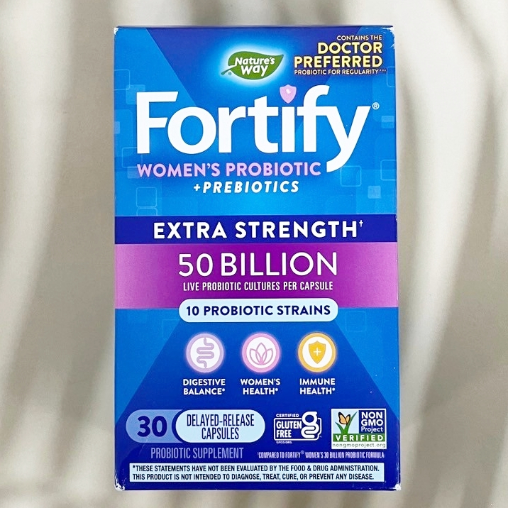 [Nature's Way®] Fortify Women's Probiotic Prebiotics Extra Strength 30 Delayed-Release Capsules ...