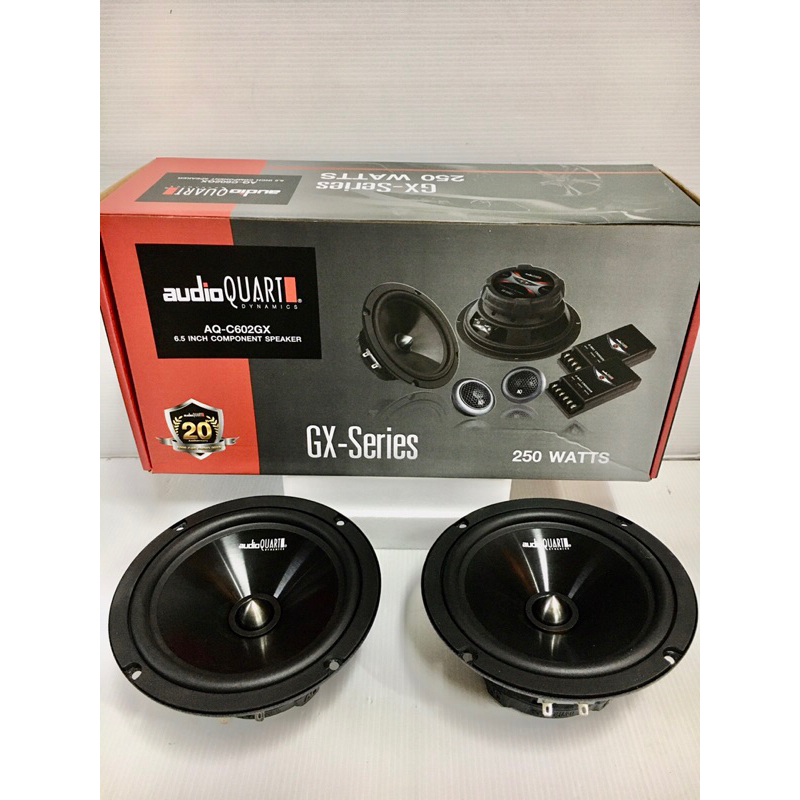 AUDIO QUARTลำโพงแยกชิ้น 6.5นิ้ว กำลังขับ 250Watts. audio quart GX-Series รุ่น AQ-C602 GX ออดิโอ ...