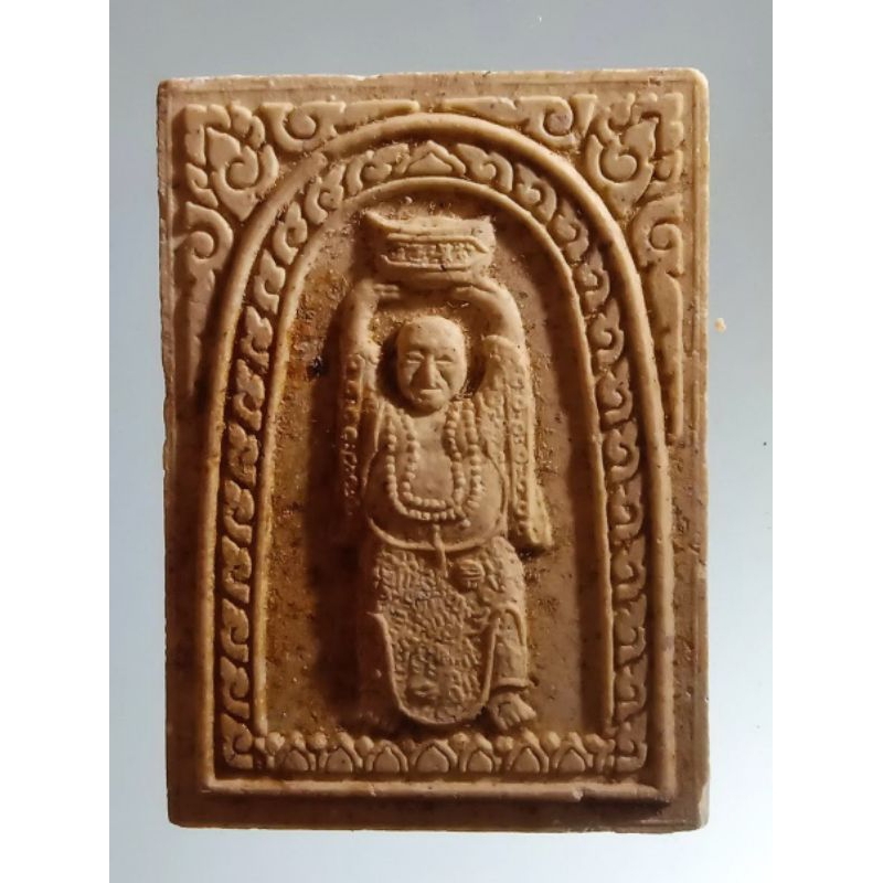 Antig Super 3525 พระสังกัจจายน์เนื้อผง แบกเงิน หลังยันต์ วัดวังยาวสามัคคีธรรม ตำบลป่าเป้า อำเภอ ...