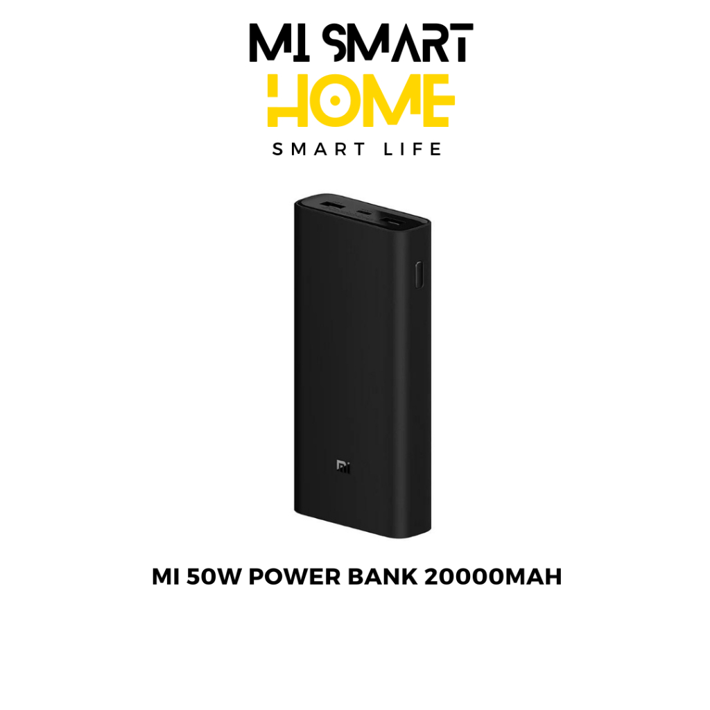 Mi 50w Power Bank 20000mAh พาวเวอร์แบงค์ แบตสำรอง 50W ชาร์จพร้อมกันได้ ...